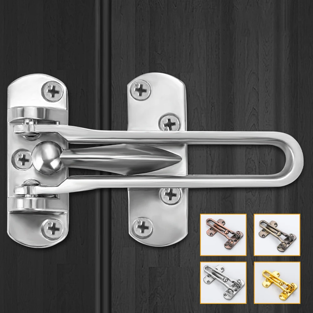 Zinc-Alloy-Anti-theft-Buckle-Door-Guard-Restrictor-Security-Catch ...