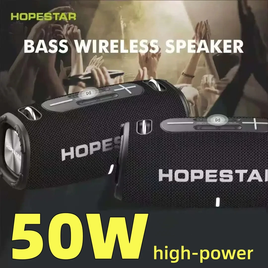 HOPESTAR-H50-50W-High-Power-Portable-Bluetooth-Speakers-Powerful-Sound ...