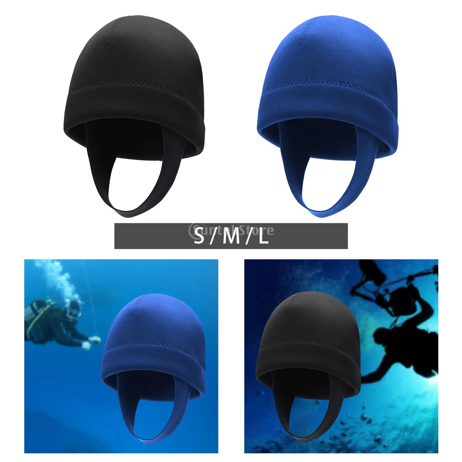 Professional-Scuba-Diving-Hood-Cap-Diving-Cap-2mm-Neoprene-Hood ...