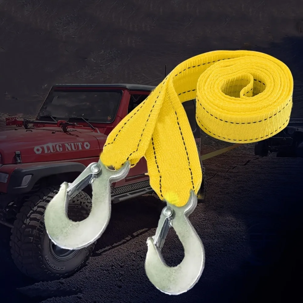 4m-153-9in-Car-Rescue-Tow-Rope-Heavy-Duty-5-Tons-Trailer-Towing-Ropes ...