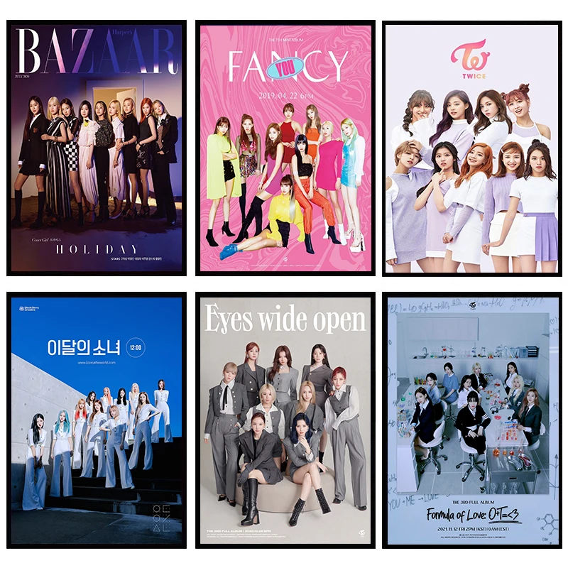 Twice-Kpop-Posters-Popular-Idol-Girl-Band-Group-Rapper-Music-Singer ...