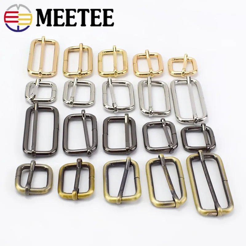 10/20pcs Belt Buckles Roller Pin Buckles Handbag Strap Metal Slides Tri glides Adjuster For Bag ...