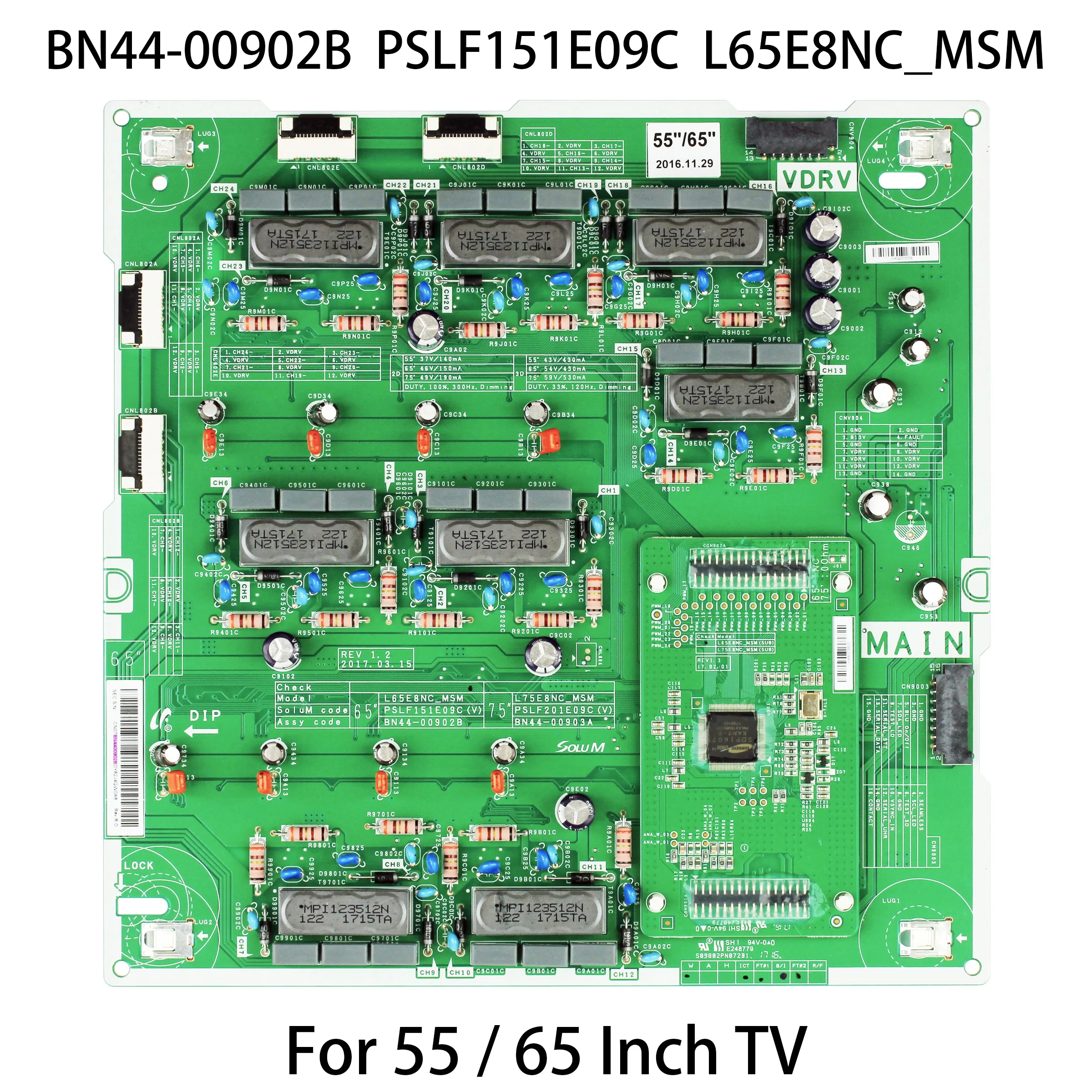 BN44-00902B-L65E8NC-MSM-PSLF151E09C-Motherboard-is-for-QN55Q7CAMF ...