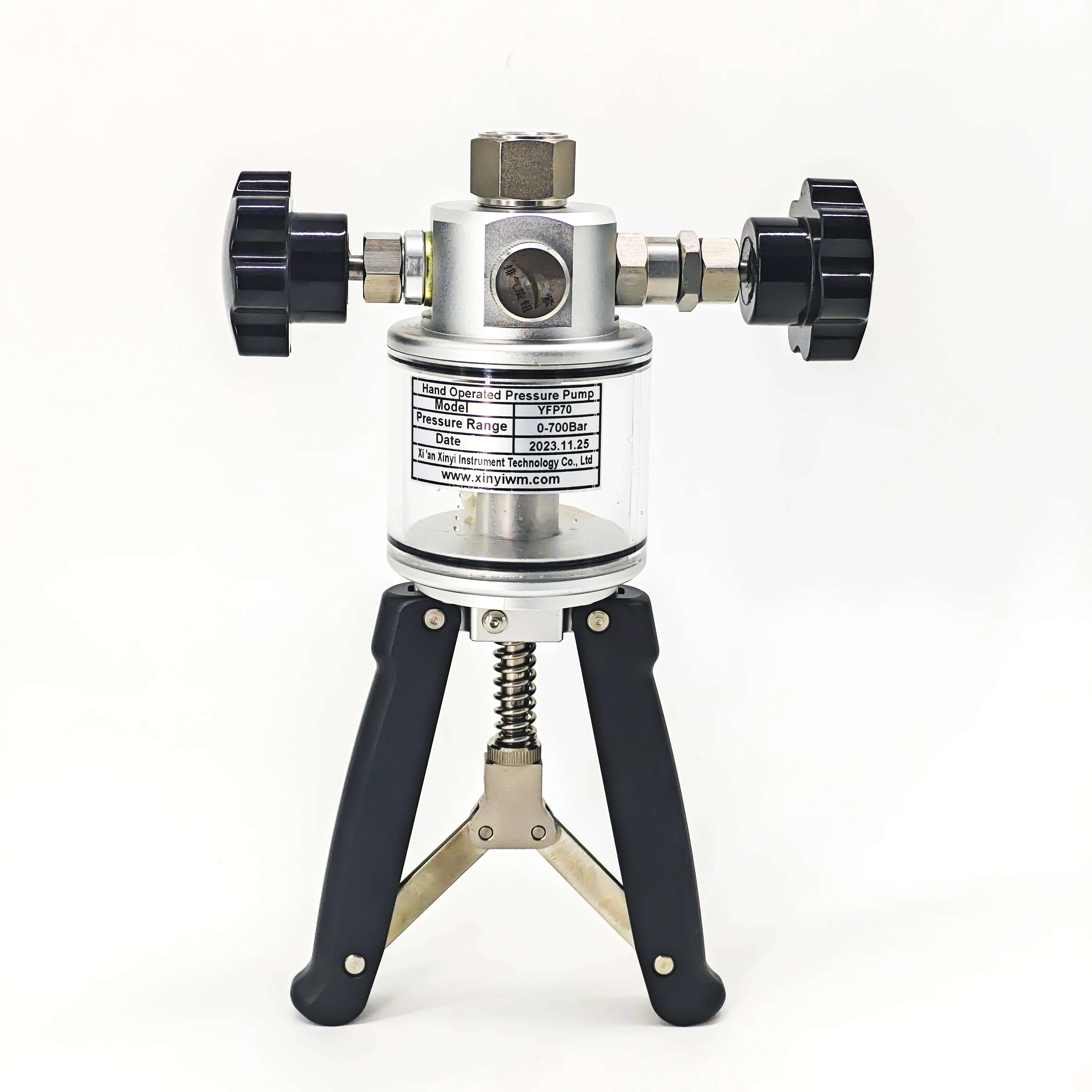 Hand Held High Pressure Calibration Pump 70Mpa Hydraulic Pressure Pump ...