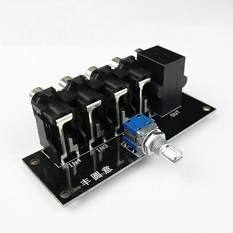 Audio-Signal-Switch-Input-Selection-Board-RCA-4-Ways-Audio-source-Signal-Relay-Selector ...