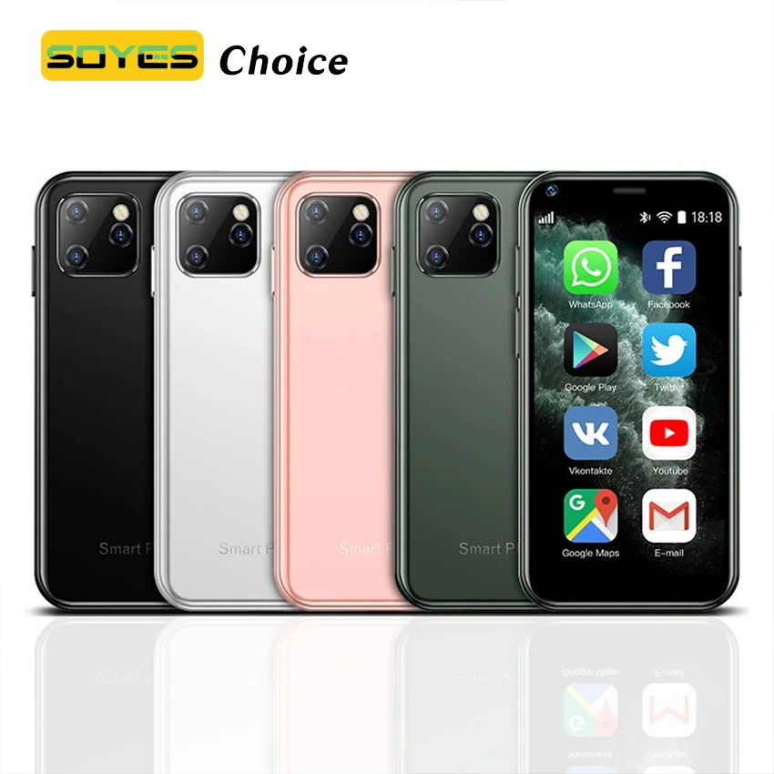 Soyes xs11 super mini smartphone android 1gb ram 8gb rom 2.5 core quad ...