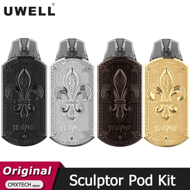 Original-Uwell-Sculptor-Pod-Kit-370mAh-Battery-Vape-1-6ml-Sculptor-Pod ...