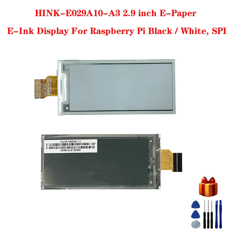 HINK-E029A10-A3-2-9-inch-E-Paper-E-Ink-Display-For-Raspberry-Pi-Black ...