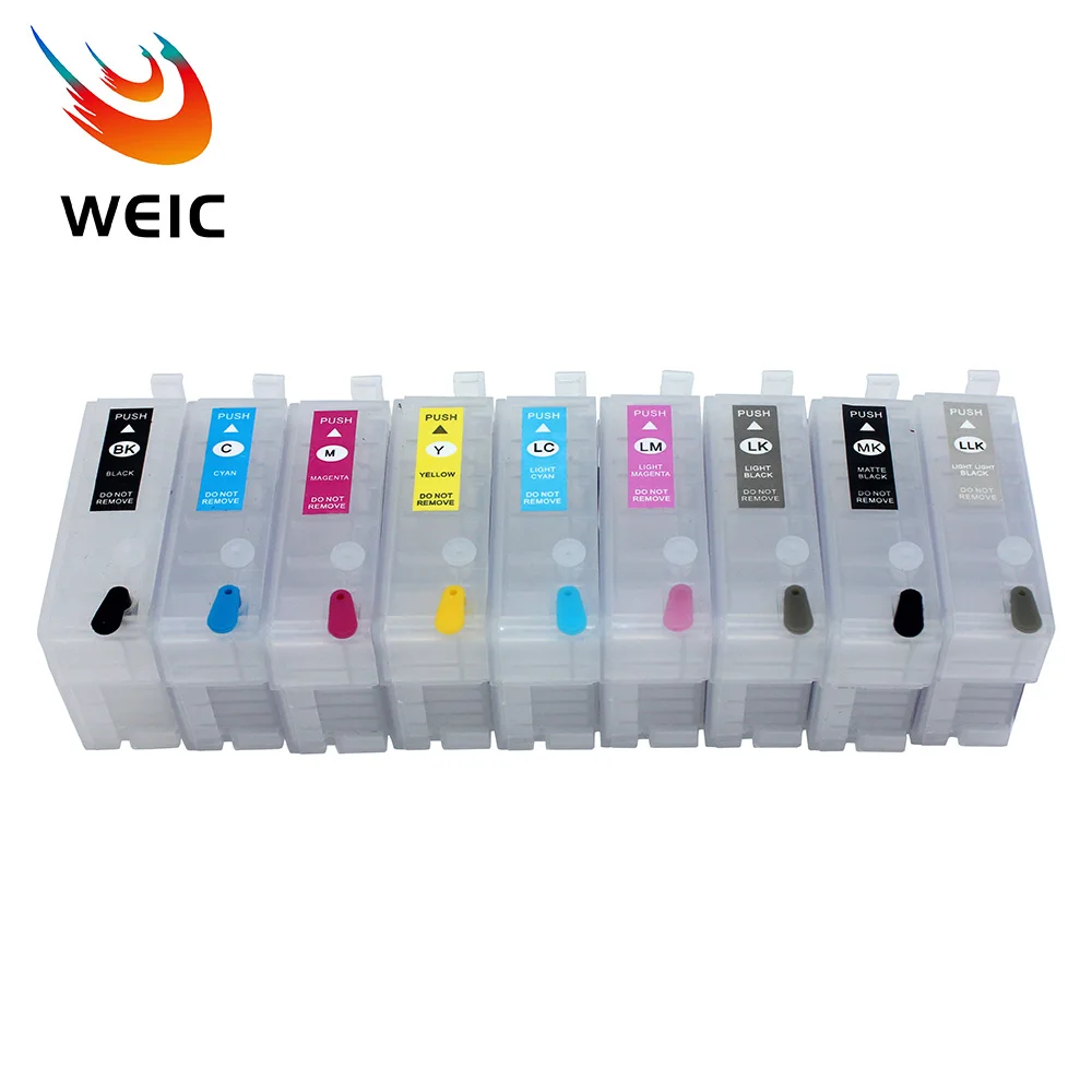9colors T1571-t1579 Refillable Ink Cartridge For Epson Stylus Photo ...