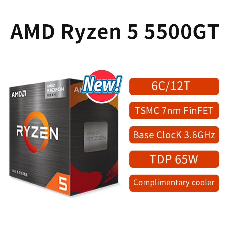 New-AMD-procesador-Ryzen-5-5500GT-R5-5500GT-Box-CPU-Desktop-Gamer ...