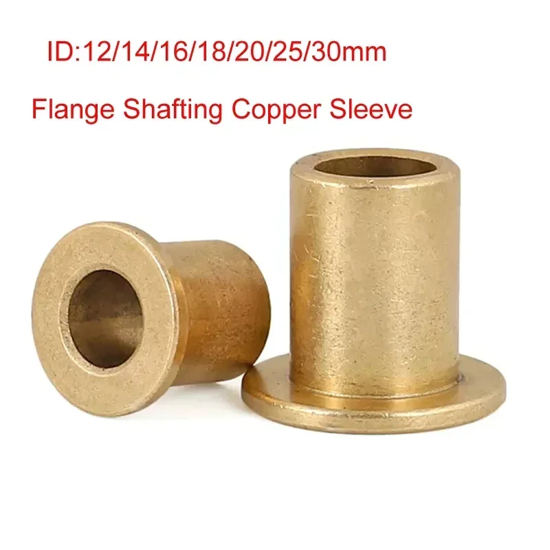 Powder-Metallurgy-Oil-Copper-Bushing-Guide-Sleeve-With-Stepped-Flange ...