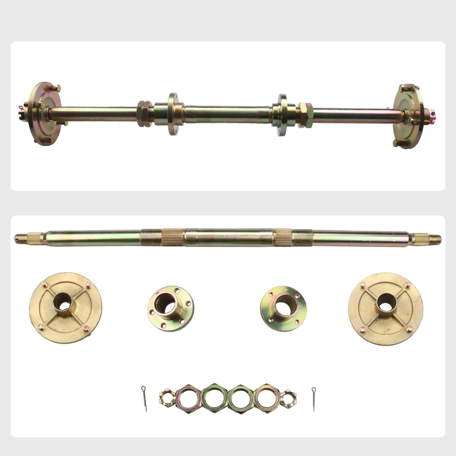 82cm ATV rear axle assembly, suitable for DIY 150cc-250cc ATV shock ...