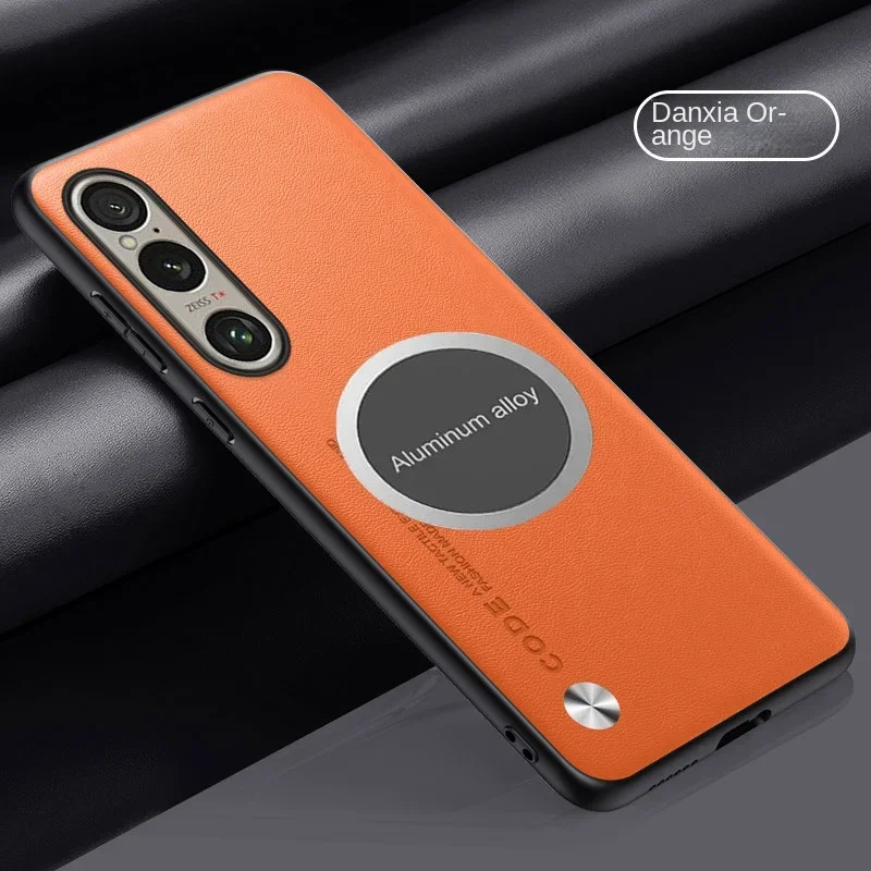 For Sony Xperia 1 VI 10 VI 5 VI Case Soft Vegan Leather Magnetic ...