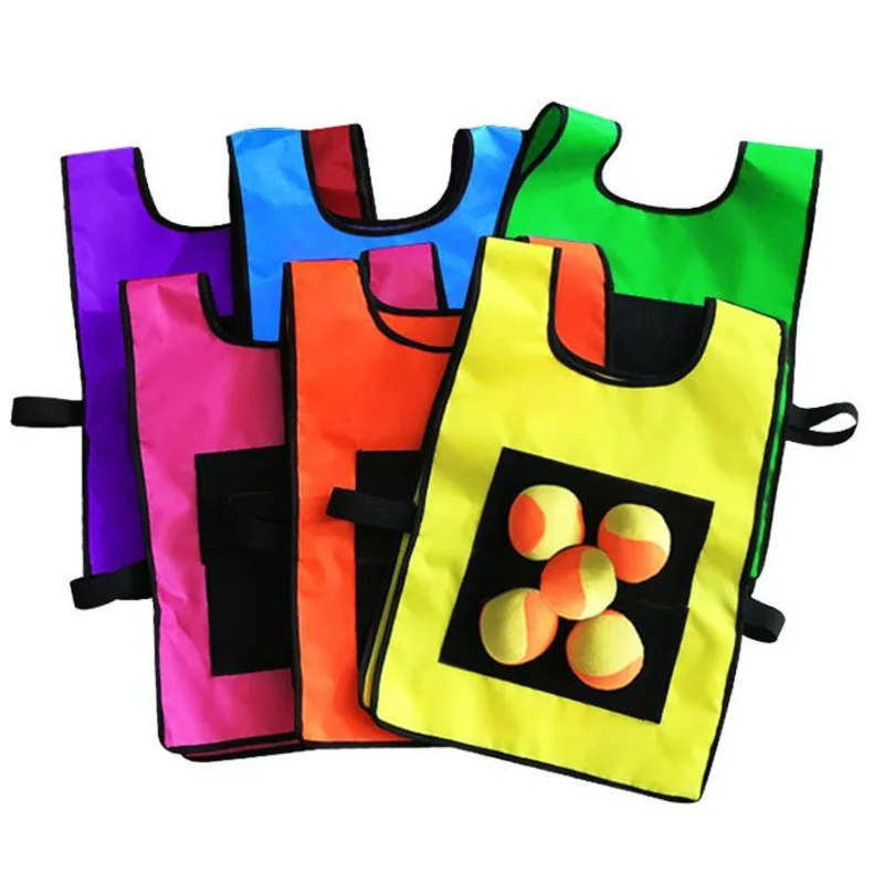 Children-s-Outdoor-Sports-Game-Props-Vest-Sticky-Jersey-Sticky-Ball ...