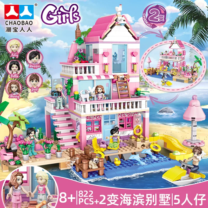 Anime-Frozen-Princess-Ice-Castle-Set-Building-Blocks-Model-Brick-Mini ...