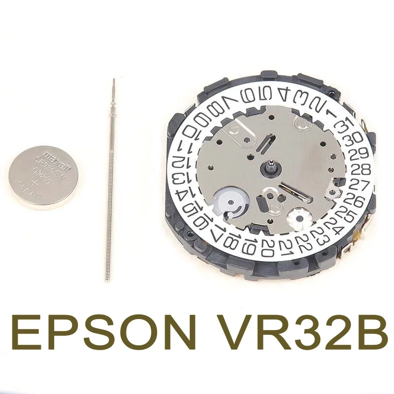 Japan-original-VR32-movement-quartz-VR32B-VR32A-movement-three-points ...