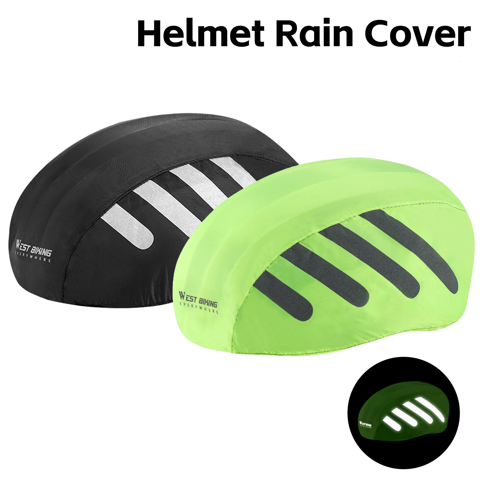 Bicycle-Helmet-Rain-Cover-Reflective-Road-Bike-Helmet-Cover-Waterproof ...