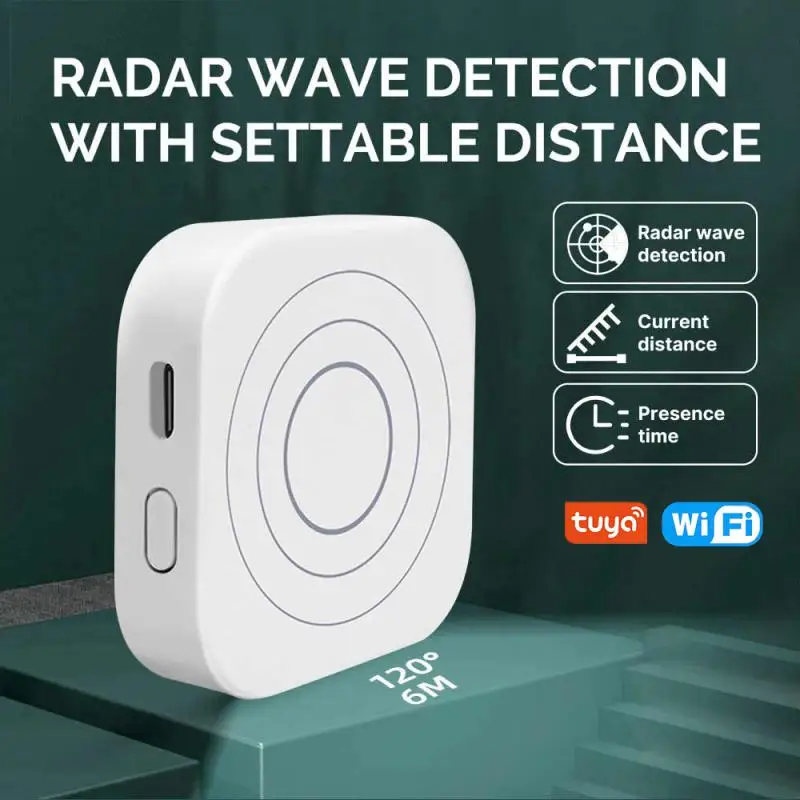 Tuya Wifi Human Presence Detector Human Body Sensor 24G Millimeter Wave ...