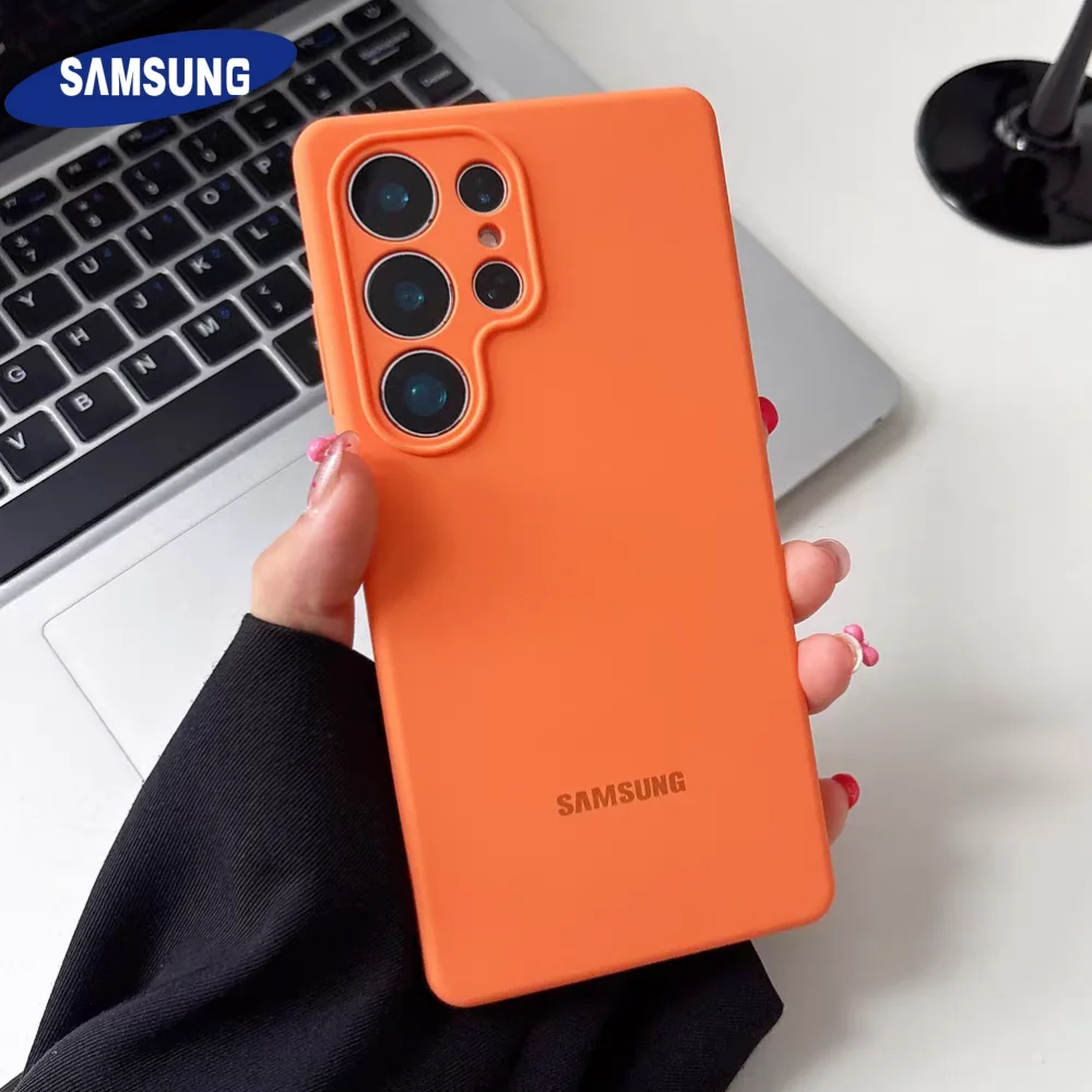 Samsung S26 Ultra Liquid Silicone Original Logo Case Full Camera ...