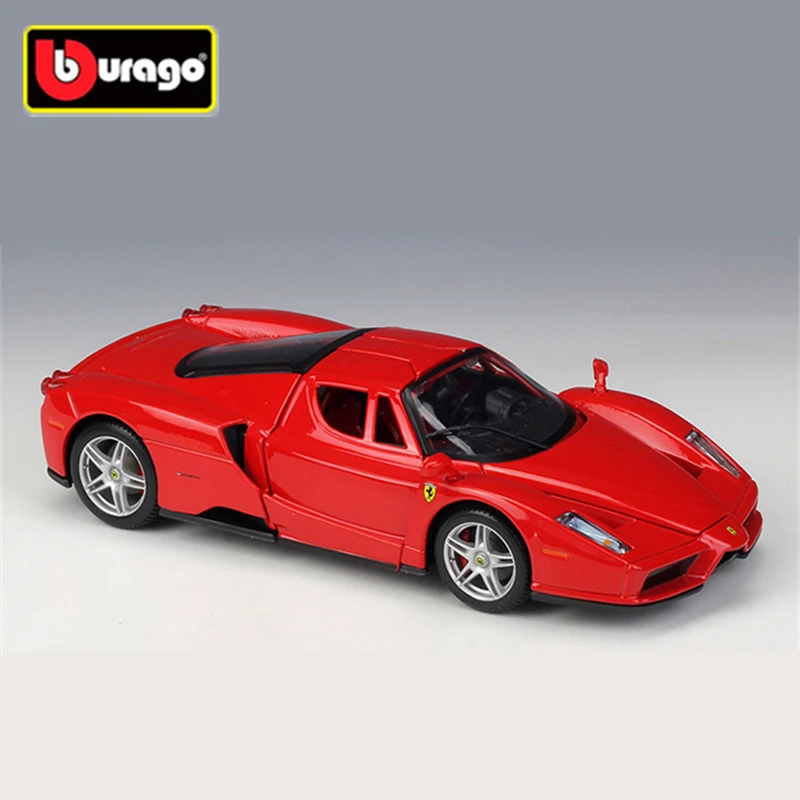 Bburago coche deportivo de aleación Ferrari ENZO, juguete de Metal fundido a presión, modelo de ...
