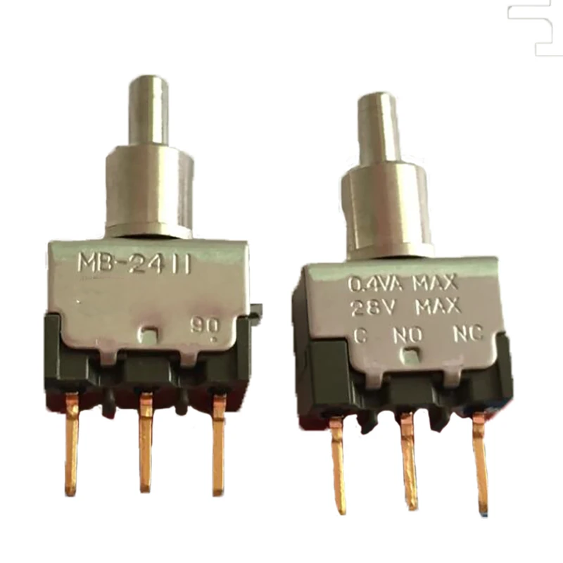 MB 2411 Micro Button Switch for NKK 3 Pins 0.4VA 28V Miniature Reset On ...