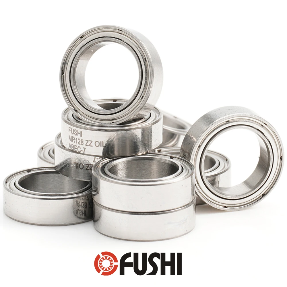 MR128ZZ-Ball-Bearing-8x12x3-5-mm-10Pcs-ABEC-5-Miniature-Metric-Chrome ...