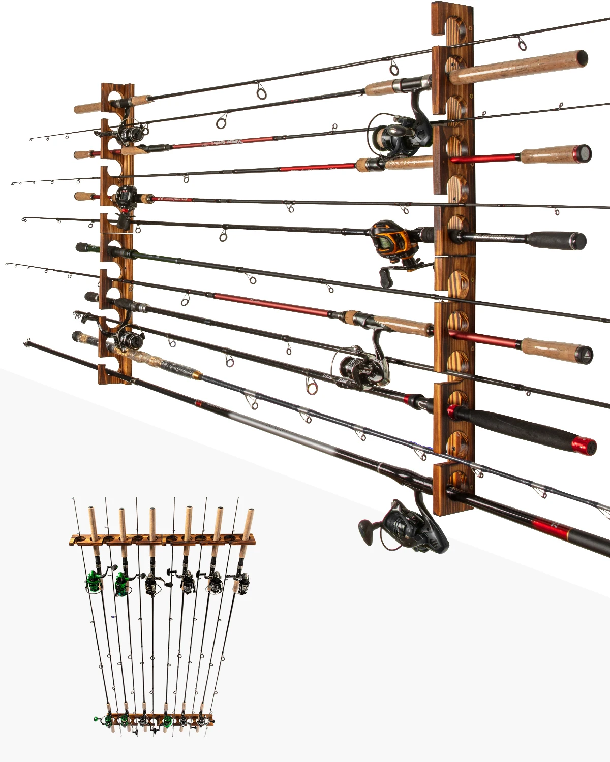 Ghosthorn-Holds-Up-to-12-Rods-Fishing-Pole-Rod-Racks-Wall-or-Ceiling ...
