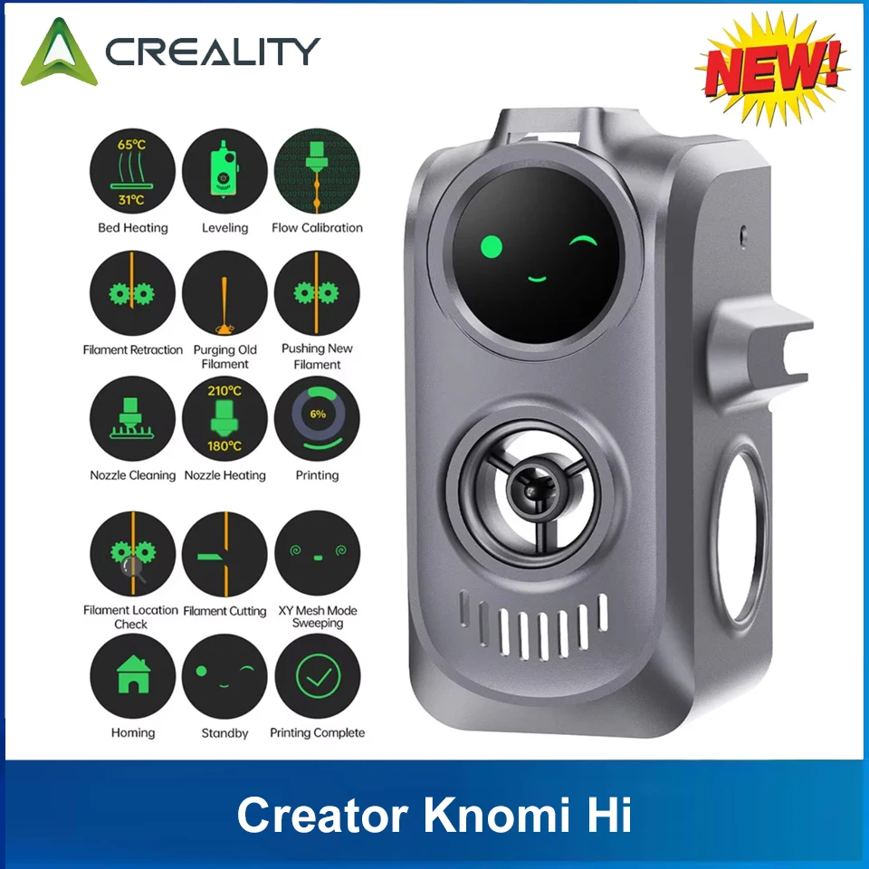 Creality&BTT Creator Knomi Hi Display for Hi 3D Printer Smart Screen UI ...