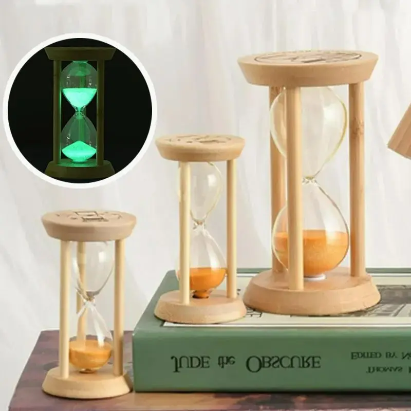 1-5-Minutes-Wooden-Hourglass-Creative-Timers-Sandglass-Sandy-Clock ...
