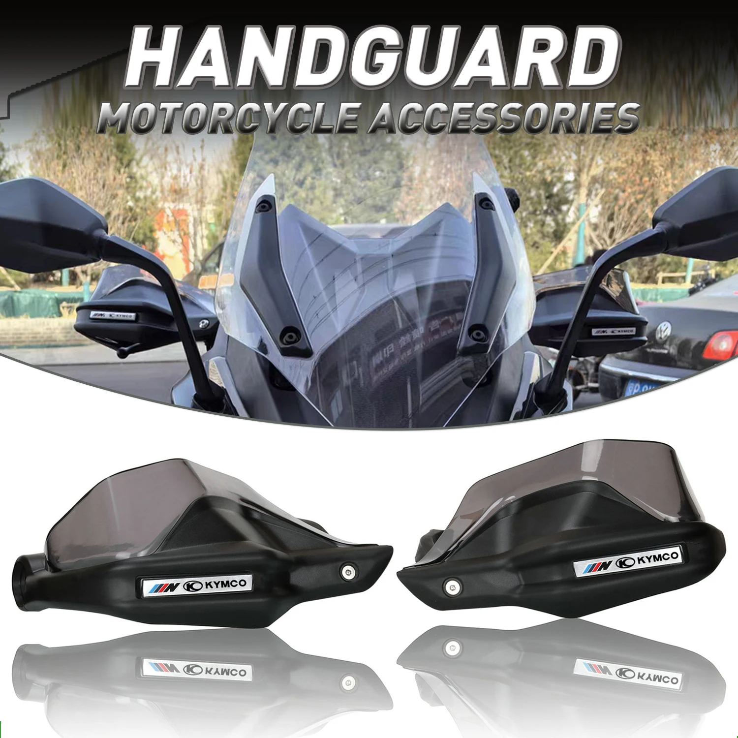 For-KYMCO-AK550-2017-2024-AK-550-Motorcycle-Handguard-Handlebar ...