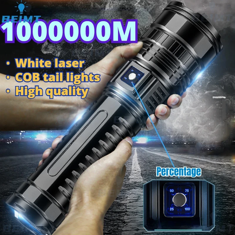 100000LM-Ultra-Strong-Flashlights-Outdoor-Long-range-Ultra-Bright-Laser ...