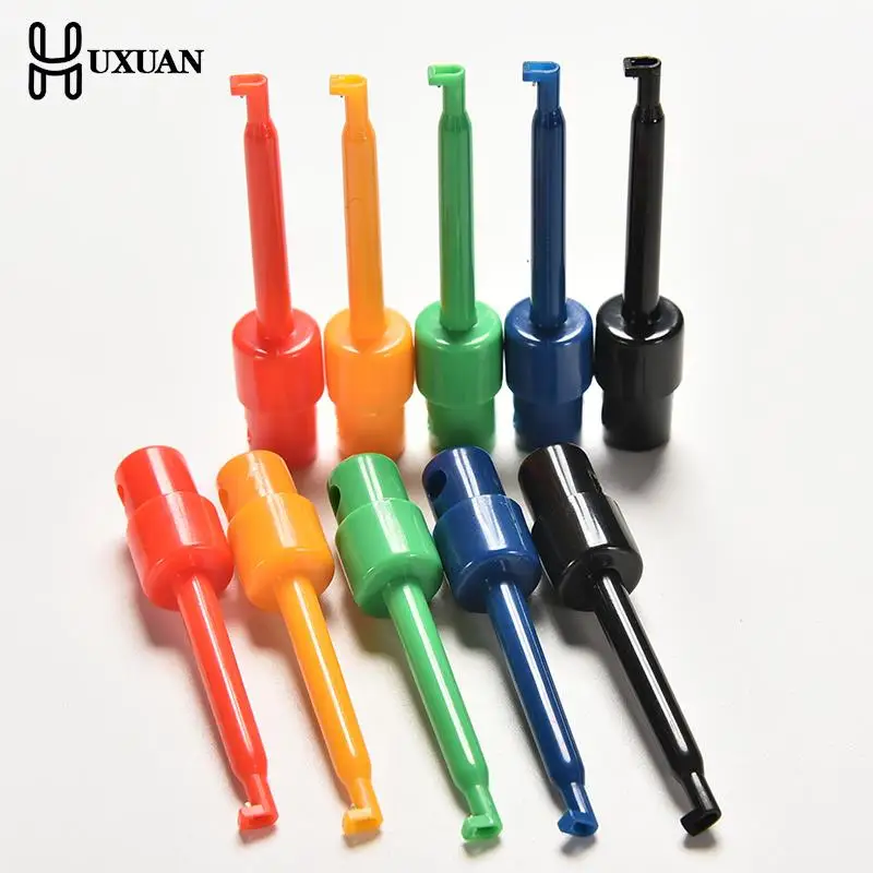 10pcs-Multimeter-Lead-Wire-Kit-Test-Hook-Clip-Electronic-Mini-Test ...