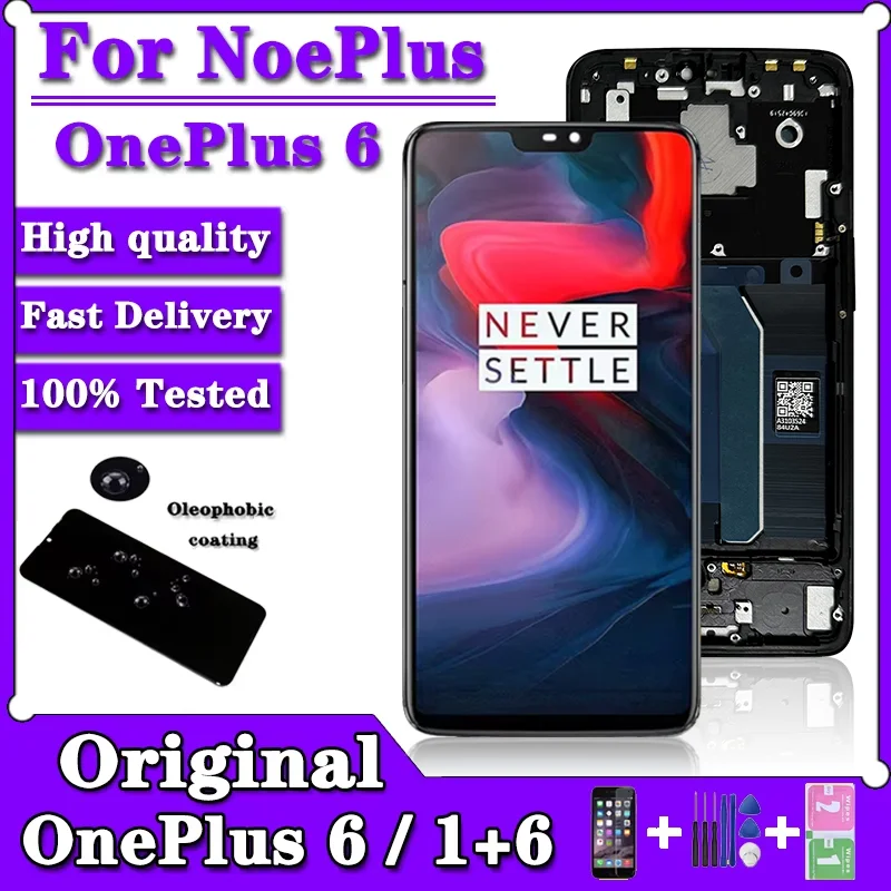 Original-For-Oneplus-6-LCD-A6000-A6003-Touch-Screen-Digitizer-Display ...