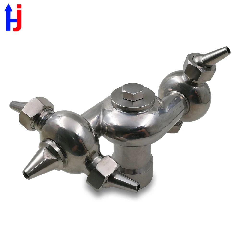 12 PTFE Rotary Tank Washing NozzleTank Cleaning NozzleFluidDriven ...