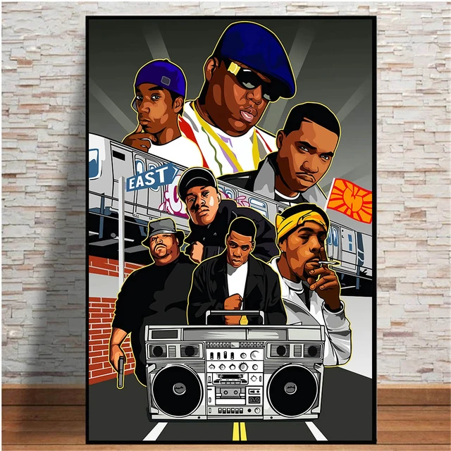 West Coast Rappers Poster