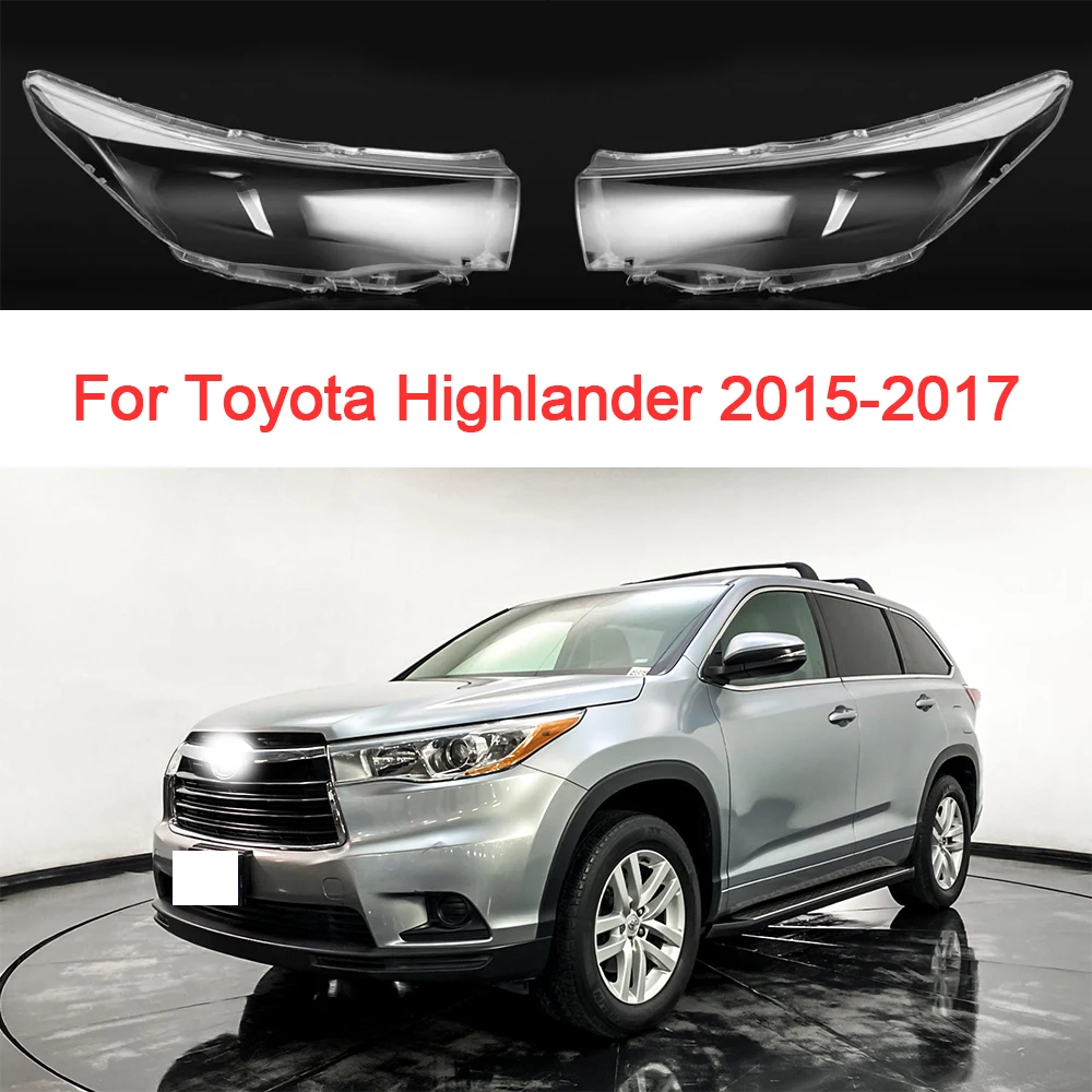 Headlight-Glass-For-Toyota-Highlander-2015-2016-2017-Plexiglass ...