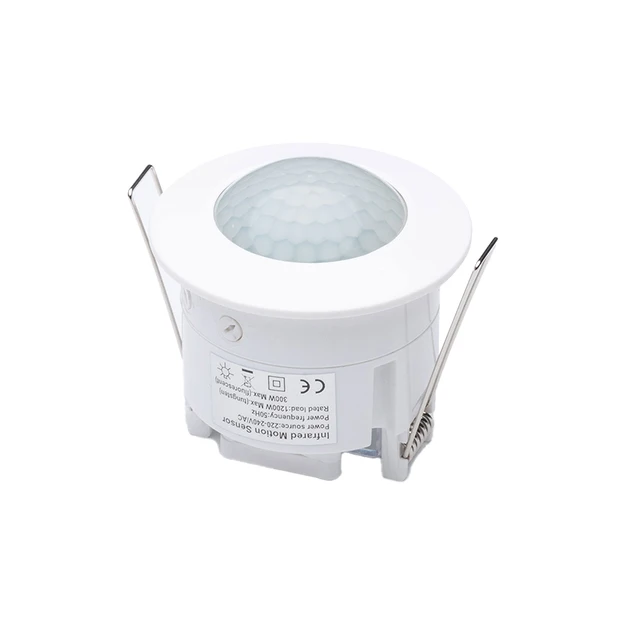 AC 85V-265V Mini 360 Degree Ceiling PIR Infrared Motion Sensor Switch ...