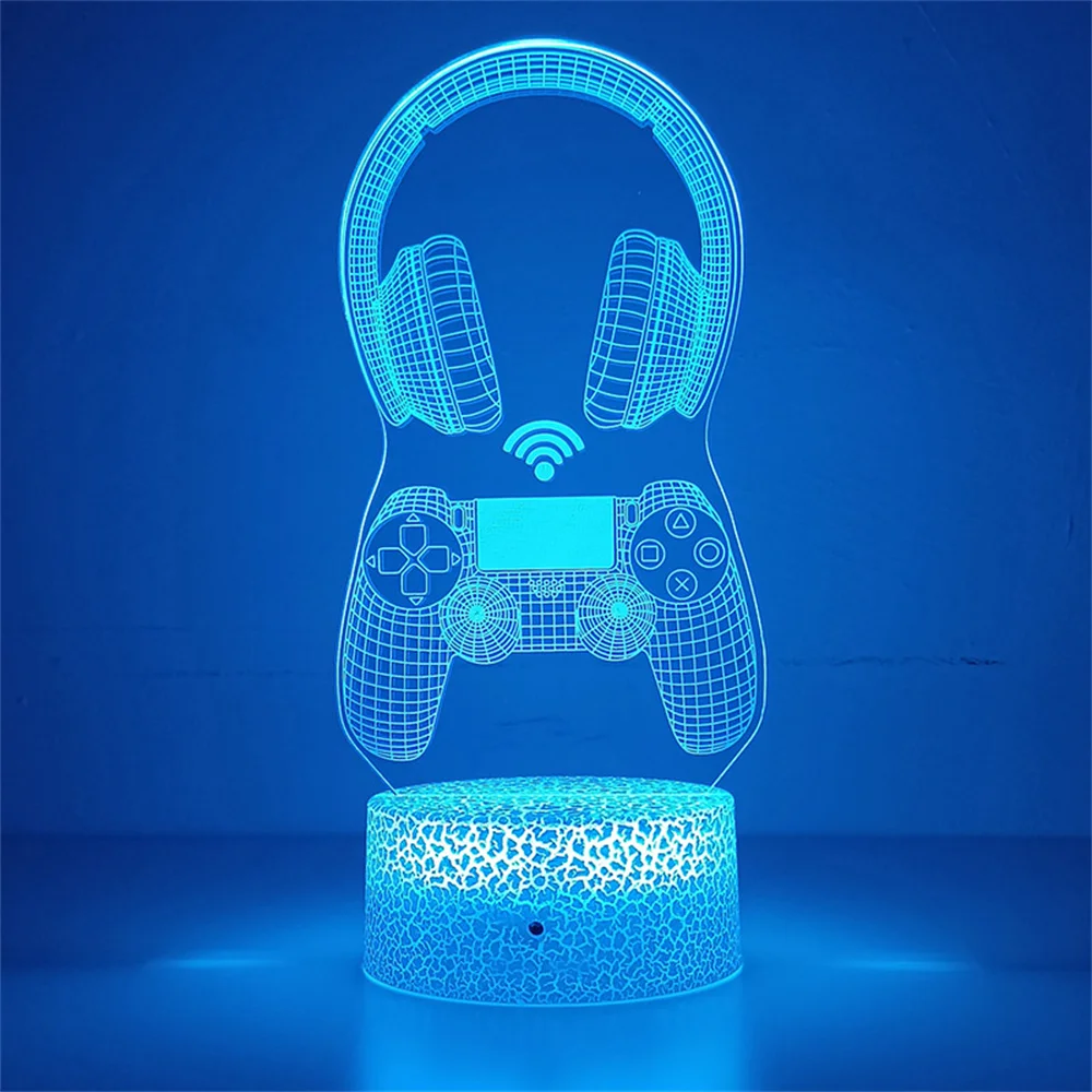 PS4-Gamepad-Night-Light-3D-Illusion-Lamp-Game-Headset-Light-for-Bedroom ...