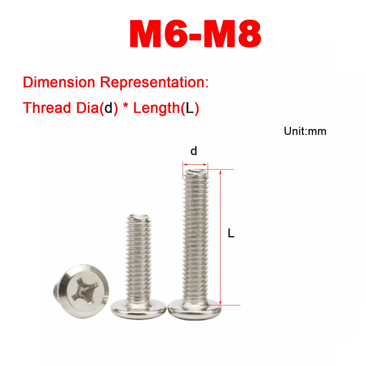 M5M6M8-Carbon-Steel-Nickel-Plated-Large-Flat-Head-Cross-Chamfered ...