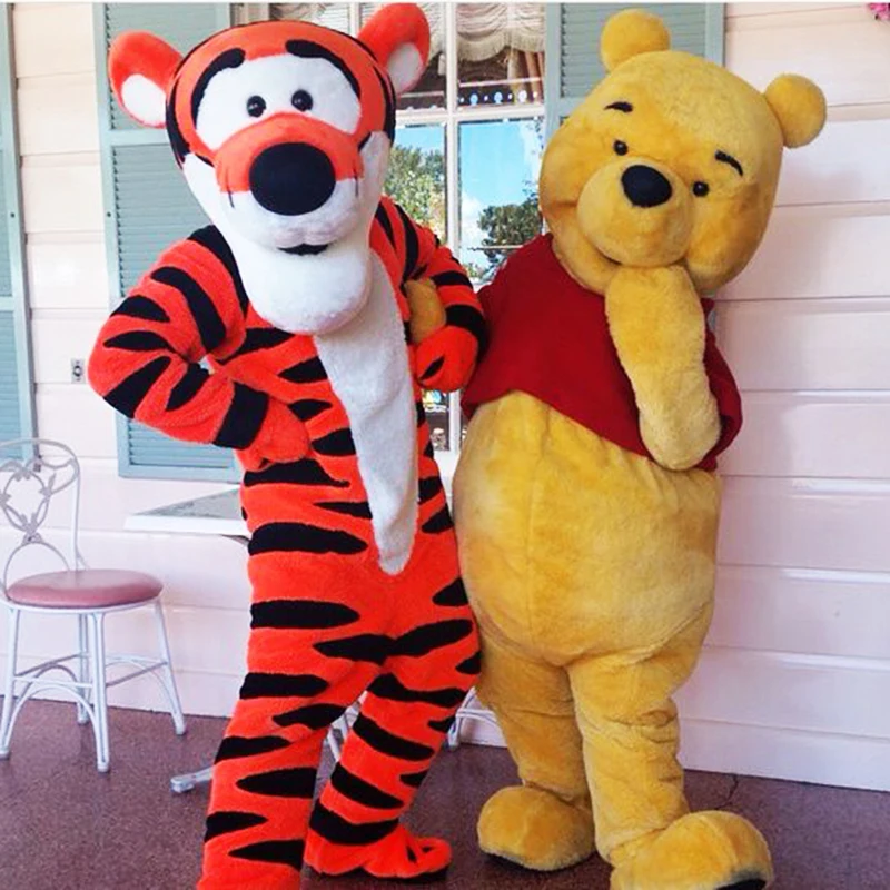 Disney-Pooh-Bear-Mascot-Costume-Cartoon-Character-Winnie-Bear-Hilarious ...