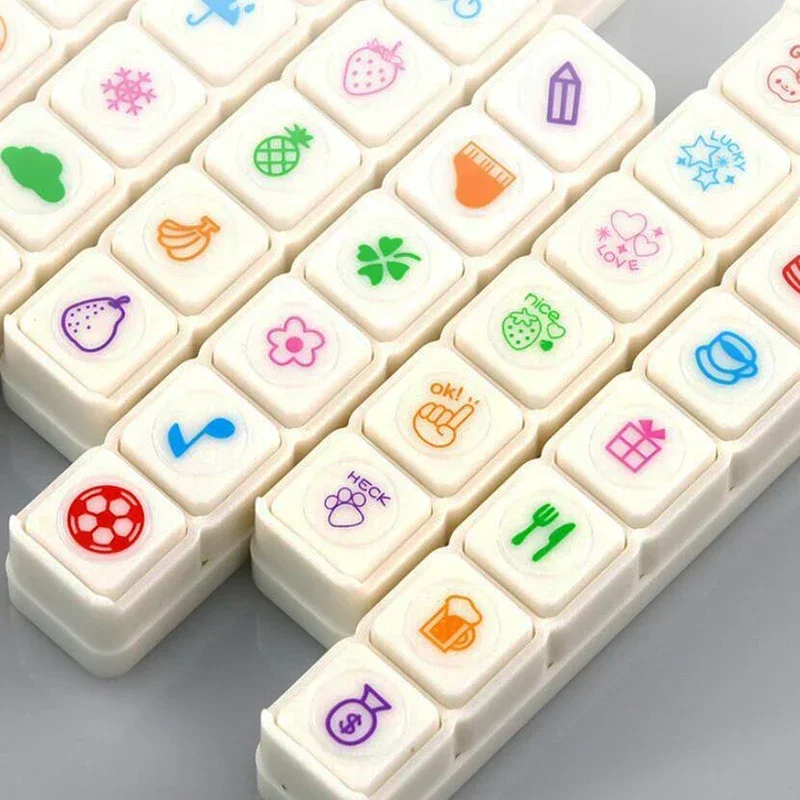 6pcs-set-Kawaii-Cartoon-Stamps-Self-Ink-Press-Reward-Stamps-Kids ...