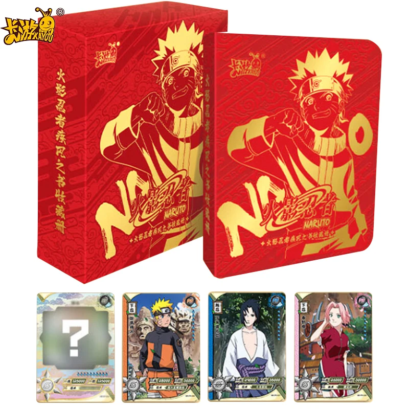 KAYOU-Genuine-Naruto-Binder-Leather-Collection-Book-Anime-Peripherals ...