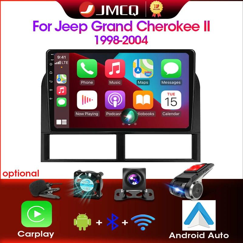 JMCQ 2Din Car Radio Multimedia Video Player For Jeep Grand Cherokee II ...