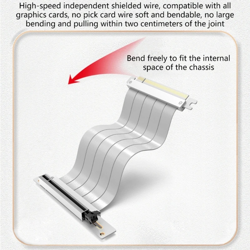 Cabo-de-extens-o-da-placa-gr-fica-PCI-Express-Riser-Shield-Extender-GPU ...