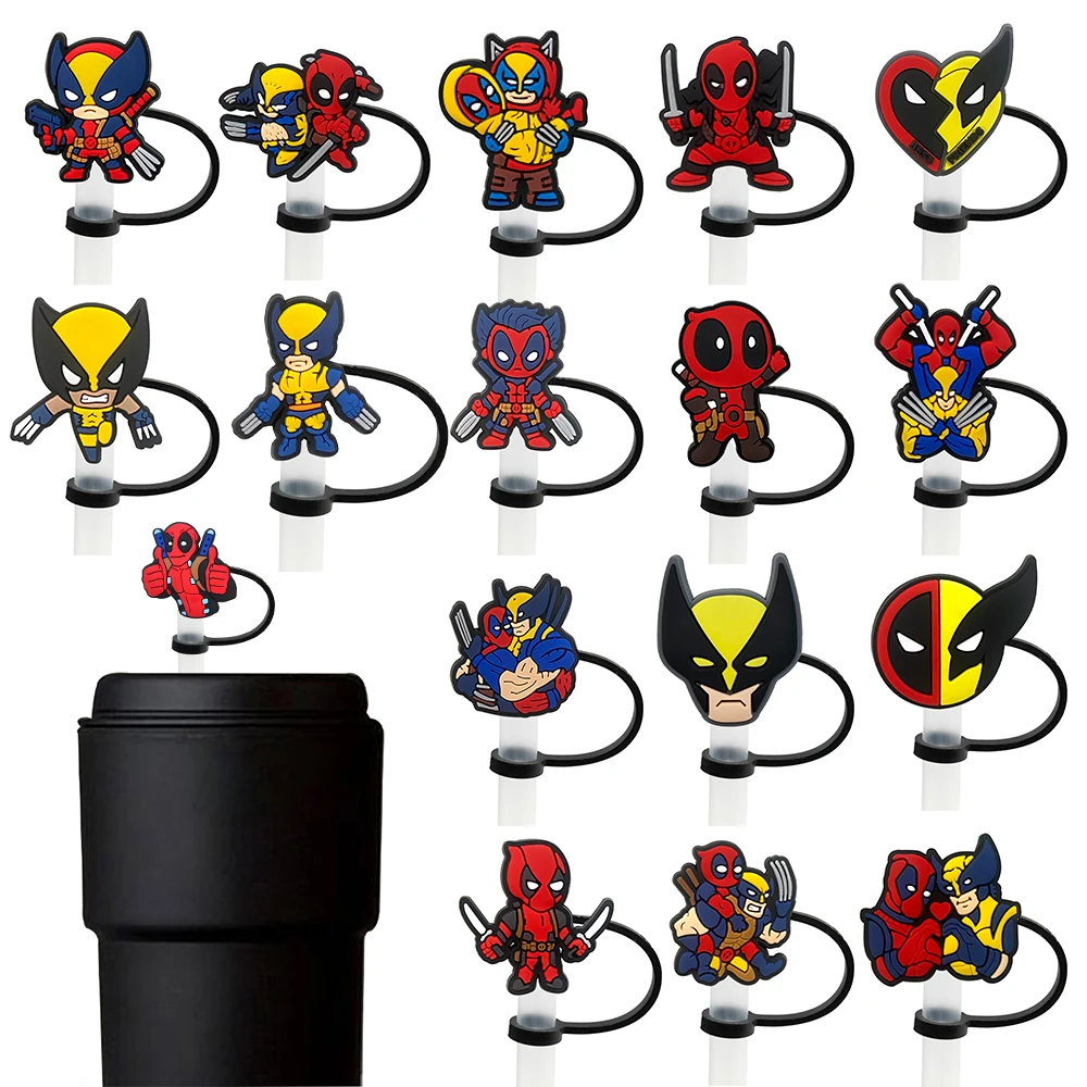Deadpool-Wolverine-Silicone-Straw-Toppers-for-10mm-Straw-Caps-for-Glass ...