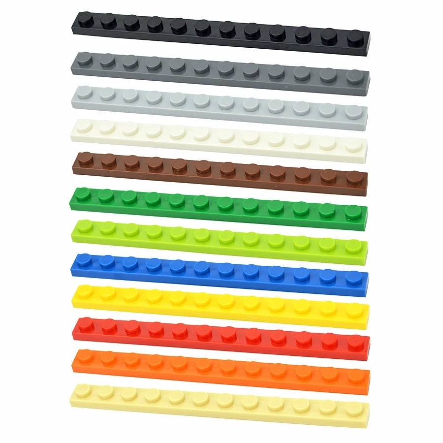 20Pcs-MOC-Thin-Bricks-60479-Plate-1-X-12-Dot-Model-Building-Blocks-Bulk ...
