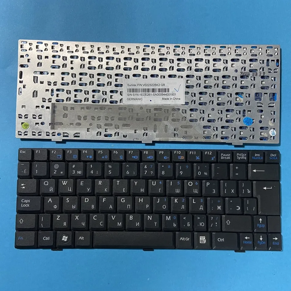 Russian-Laptop-Keyboard-for-MSI-U100-U100X-N011-U160-U123-U90-U135-U165 ...