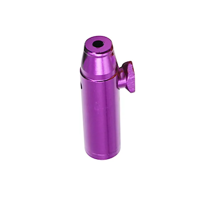 Dispenser Aluminum Snuff Shape -shaped Snorter Rocket--red Bottle Metal