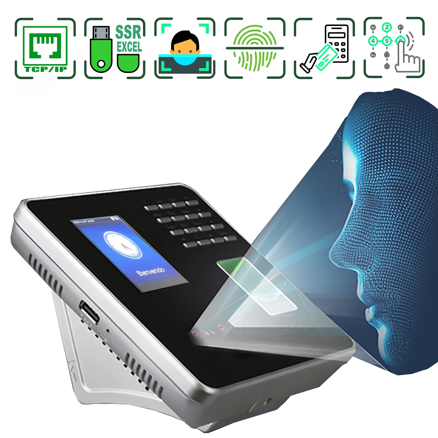 Tcp-Ip-Face-Time-Attendance-System-Smart-Office-Facial-Recognition ...