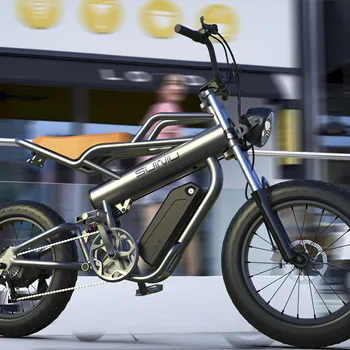 SUINIU N20 Fat Tire MTB Electric Bicycle Motor Full Suspension Electric ...